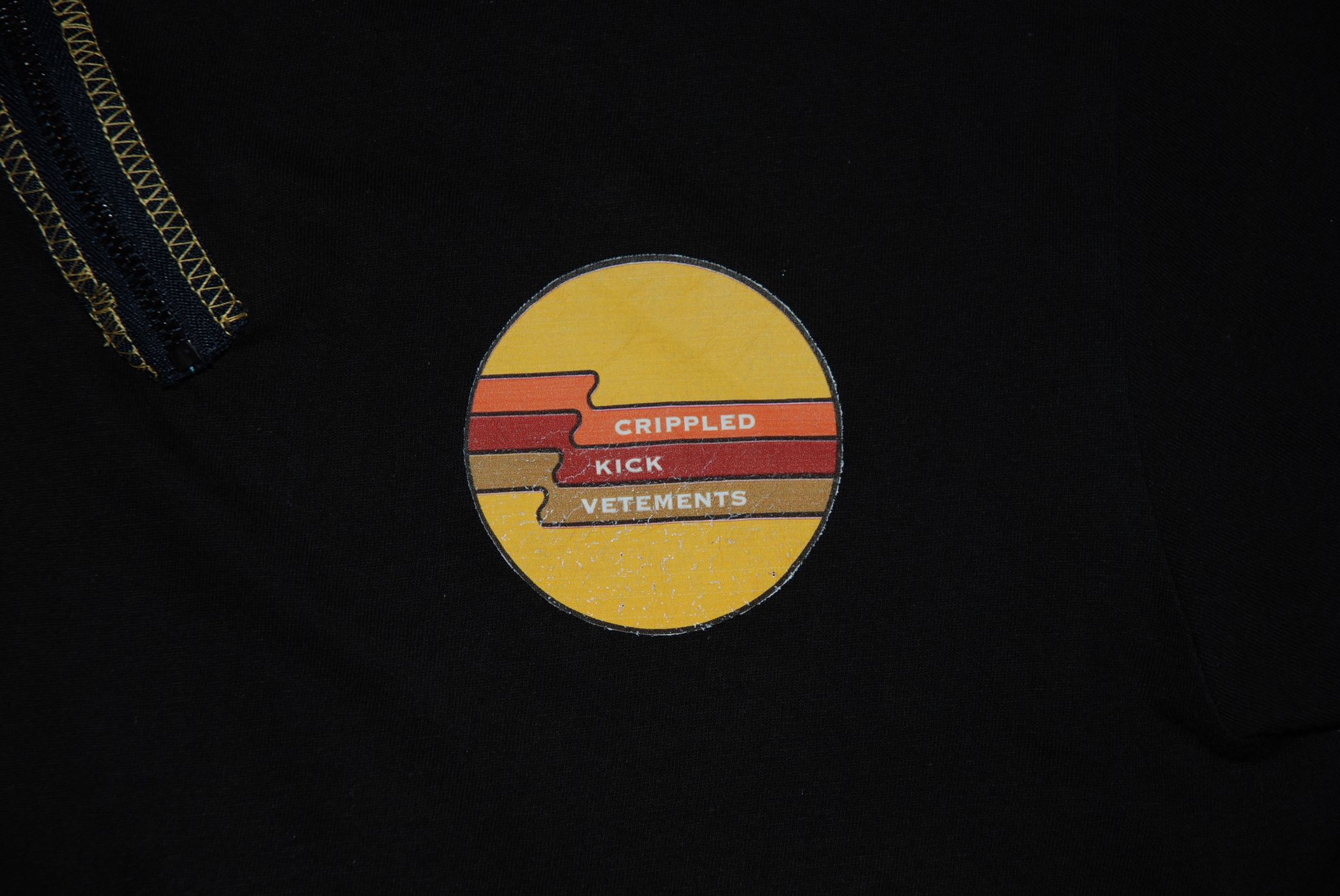 Crippled tee No.1 – Crippled kick vetements